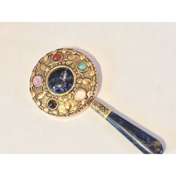 Jewelry | Estate Find Antique Gemstone Jeweled Chinese Vanity Hand ...